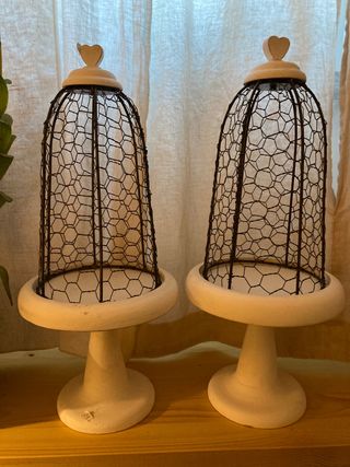 Coppia porta candele jardin d'ulysse