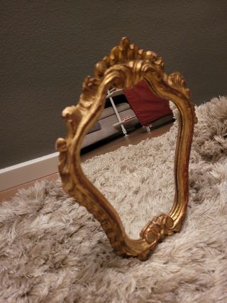 Specchio antico dorato