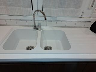 Lavello cucina nuovo più rubinetto 130 euro