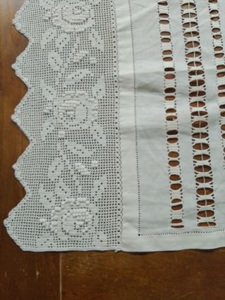 tendina telo unico uncinetto a mano