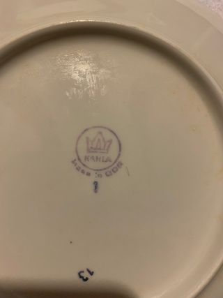 Servizio piatti in Porcellana di Kahla DDR 