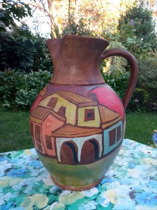 Vaso/anfora dipinta a mano