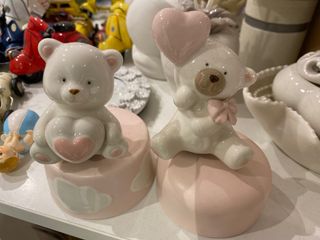 Carillon rosa con orsetto