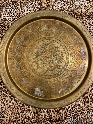 Vassoio Mandala Ottone 