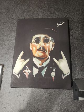 Quadro Totò Dipinto a mano