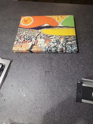 Quadretto Napoli Dipinto a Mano