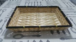 SALDI 2€ Cesta nuova Nuova. Cm 37 x 28 x 7h