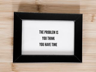 Cornice foto Ikea 13x18 con frase motivazionale