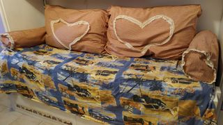 cuscini in piuma per divani letto con copertura 