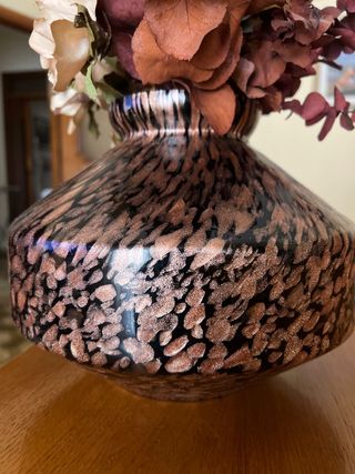 Vaso design style leopardato 