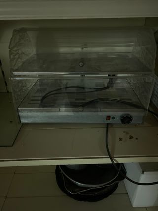 Bacheca alimenti espositore elettrico caldo 