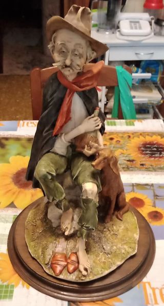 Statua Capodimonte originale altezza 45 cm 