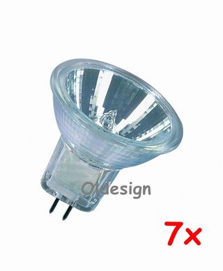 7x Lampadine Alogena Dicroica Piccola 35W 12V 35mm