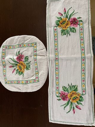 Centrino e federa cuscino