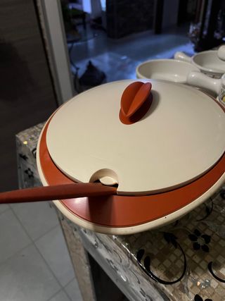 Ciotola tupperware con coperchio