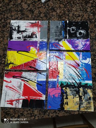 dipinto a mano su tela