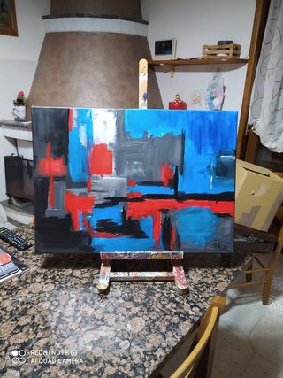 dipinto a mano su tela