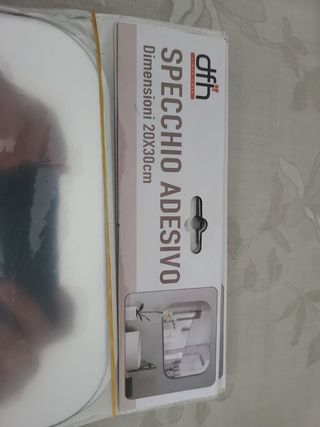 12 SPECCHIO ADESIVO DIMENSIONI 20 X 30 CM