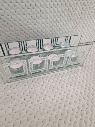 Porta Candele in Vetro