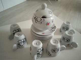 servizi 6tazzine con zuccheriera thun