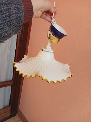 Lampadario in ceramica 