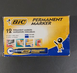 BIC Marking Pennarello Permanente Colore Blu Punta