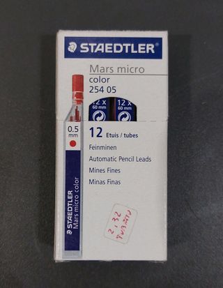 Mine disegno rosse staedtler