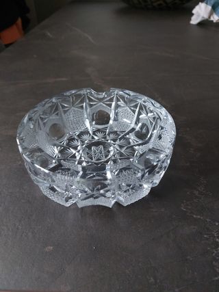 portacenere in cristallo 