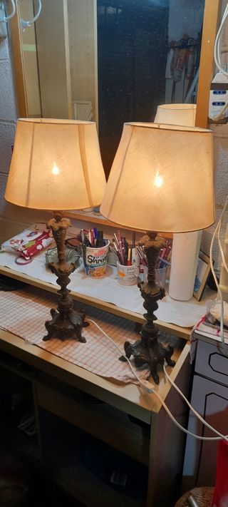 abat jour vintage ottone 