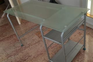 scrivania vetro 