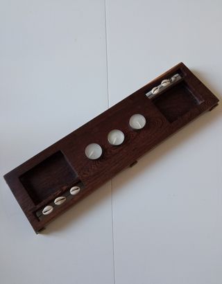 Porta candele in legno