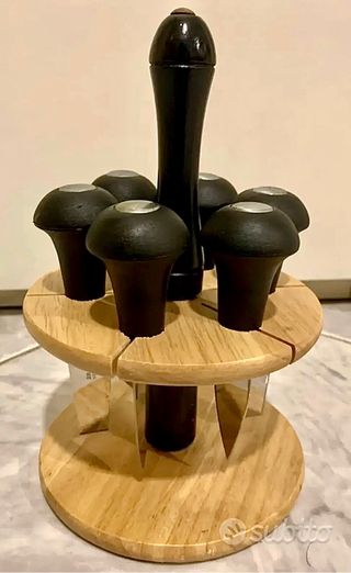 Set 6 coltelli formaggi cucina brandani knives