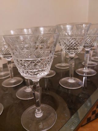 Servizio bicchieri cristallo 
