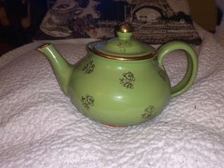 Vintage teiera verde 