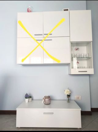 Mobili Soggiorno Bianco Lucido