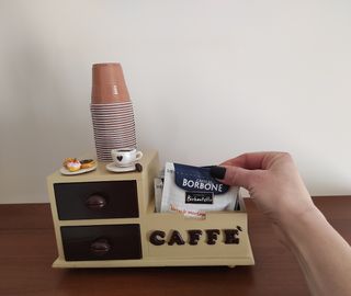 mini cassettiera porta cialde 