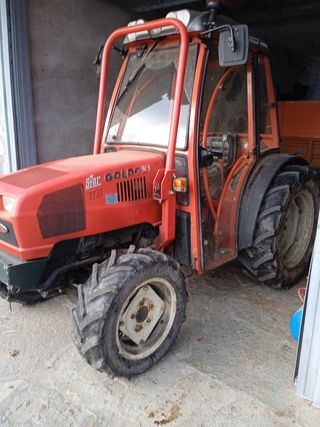 trattore Goldoni star 3050 con rimorchio trazziona