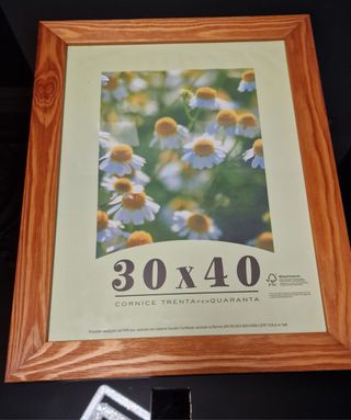 portafoto in legno