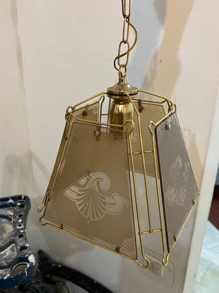 LAMPADARIO IN VETRO PER CORRIDOIO