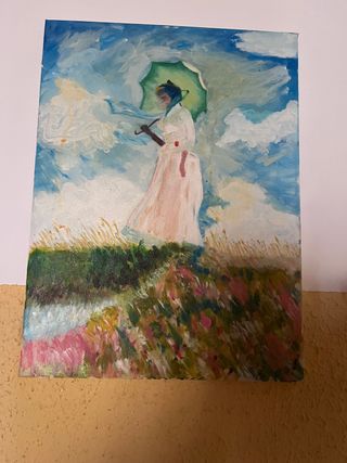  Copia Donna con l'ombrello