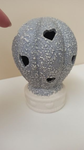 mongolfiera in ceramica