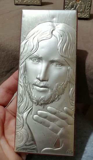 immagini, icone sacre in argento