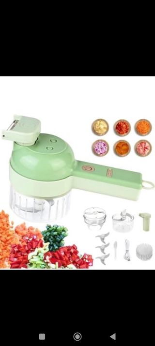 trita tutto elettrico con lame in acciaio 