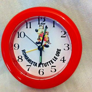 OROLOGIO SVEGLIA SPORT AS ROMA CALCIO GIALLOROSSO