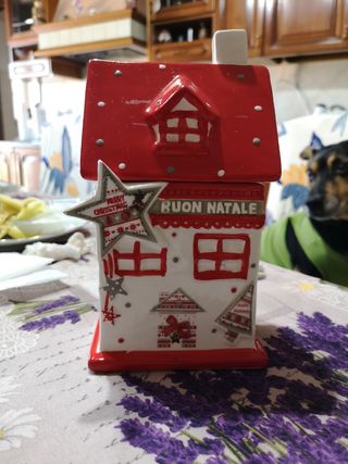 porta biscotti o porta cioccolate natalizio