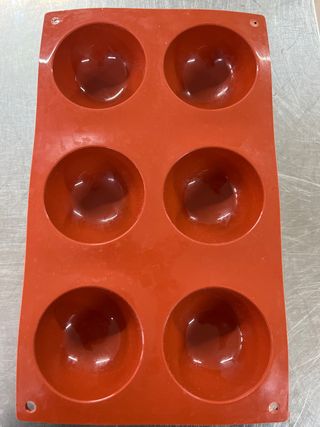 Stampo silicone semisfera 70diametro