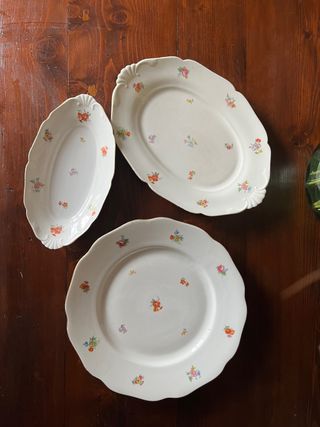 Piatti da portata porcellana cecoslovacca