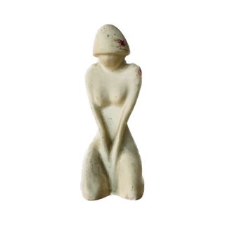 Statua bianca fatta a mano