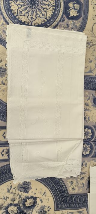 lenzuolo matrimoniale con federe 