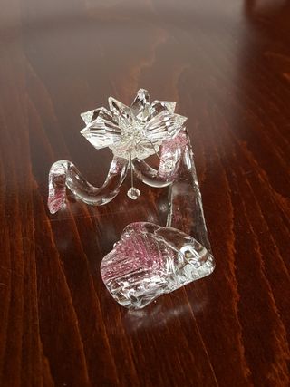 Fiore in cristallo di swaroski w vetro di Murano 
